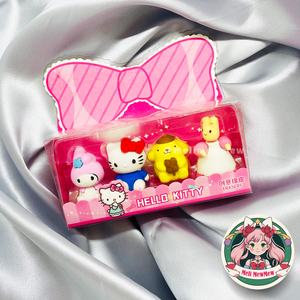 Gomas de borrar Sanrio - Modelo 2 - Meli MewMew Gomas de borrar Sanrio - Modelo 2 - Meli MewMew