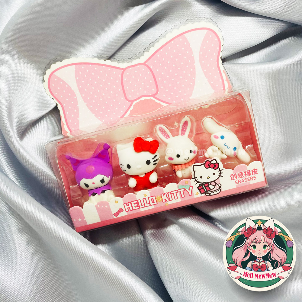 Gomas de borrar Sanrio - Modelo 1 - Meli MewMew Gomas de borrar Sanrio - Modelo 1 - Meli MewMew