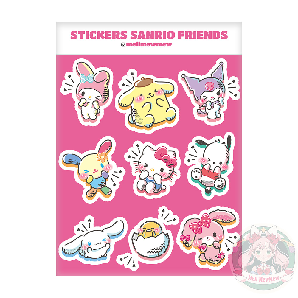 Stickers Sanrio Friends - Meli MewMew